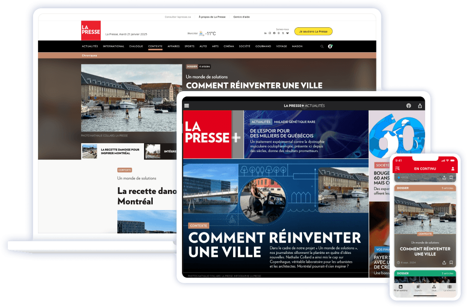 À propos - La Presse